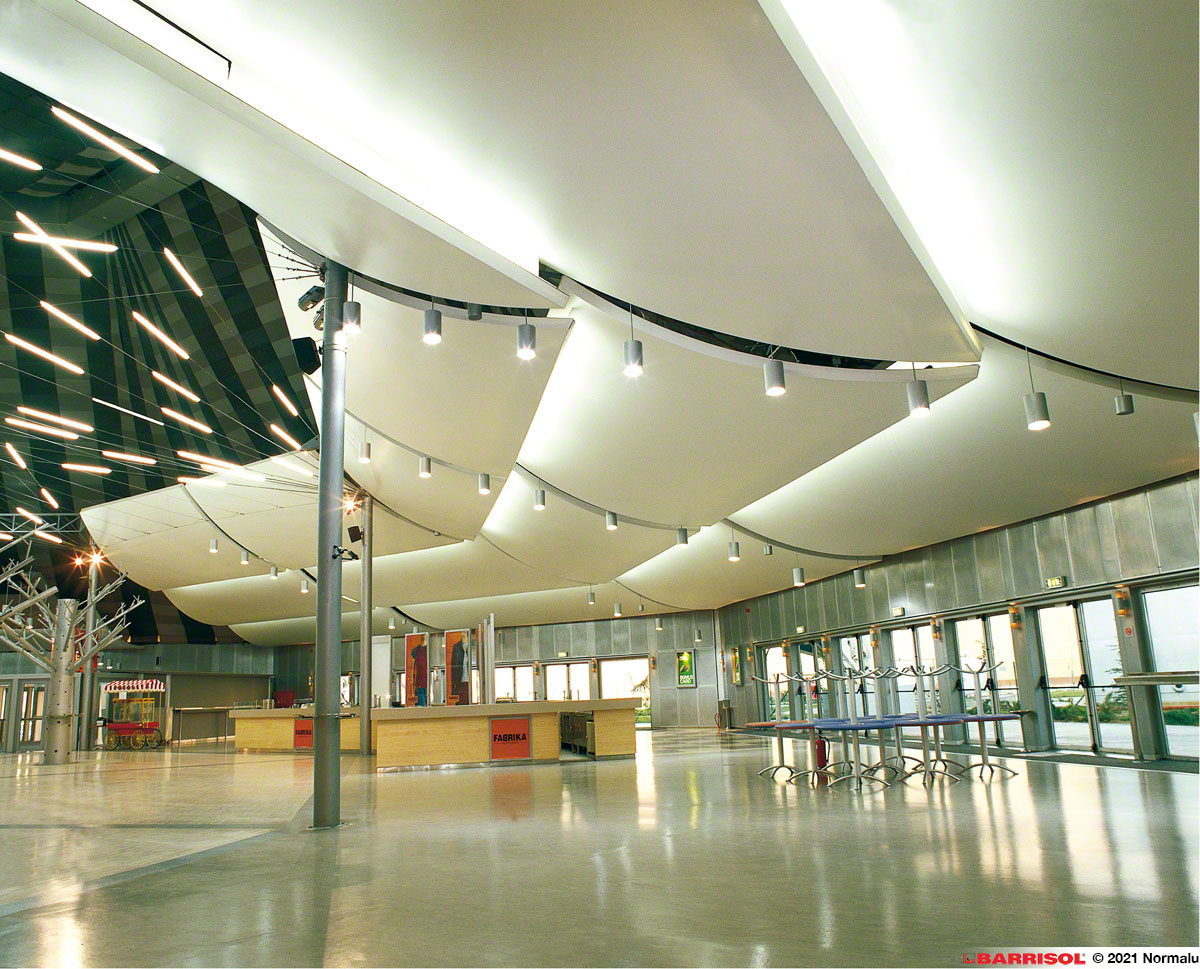 Photos plafond tendu : Plafond en Cadres modulaires
